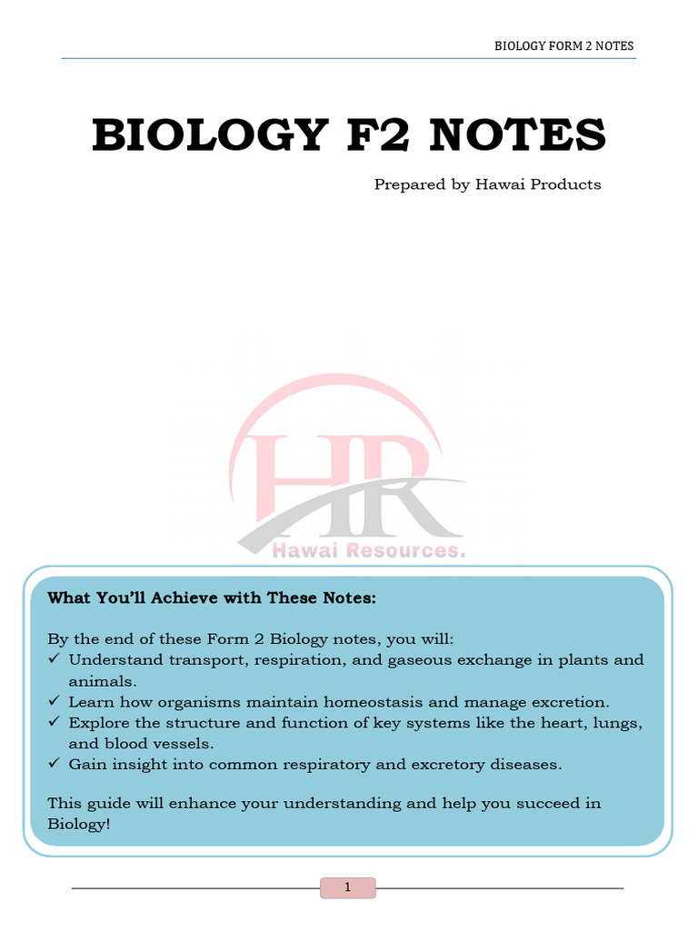 BIO F2 NOTES - Hawai Resources | PDF | Atrium (Heart) | Artery