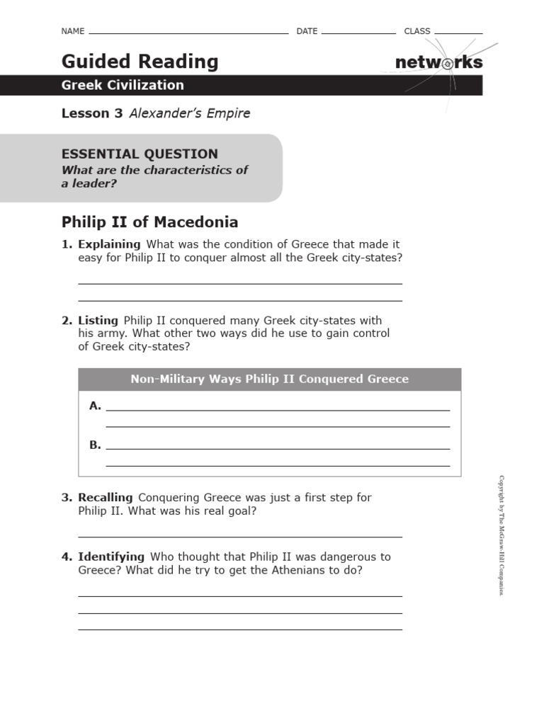 8.3-Alexanders Empire GR | PDF | Ancient Greece | Greece