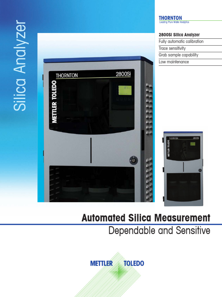 Silica Analyzer Data Sheet - May 2012 Rev B | PDF | Purified Water