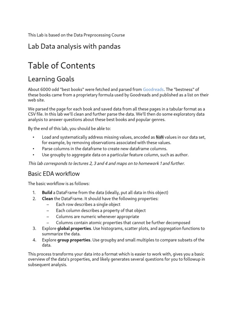 Lab2 Pandas1 | PDF | Computer Programming | Computing