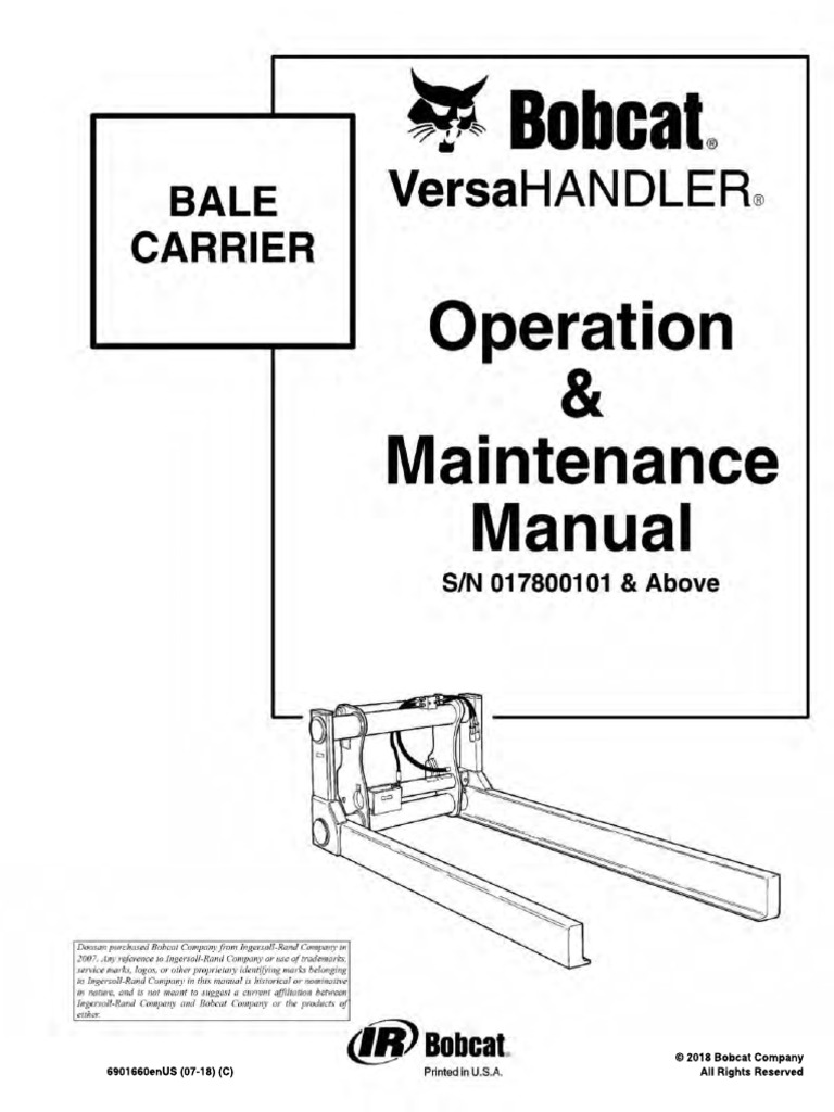 Bale Carrier 6901660 enUS Om | PDF | Business | Law