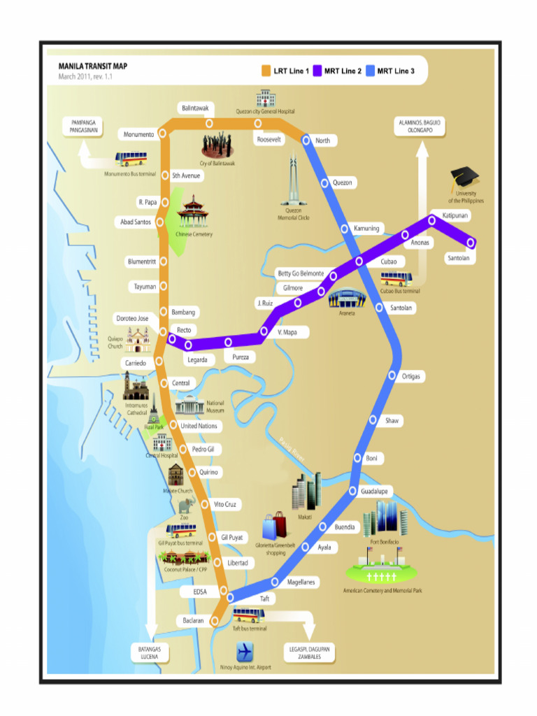 Manila-transportation-map | PDF
