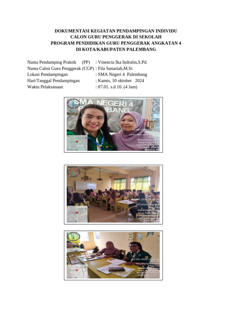 Contoh Format Dokumentasi | PDF | Karier & Perkembangan | Kesehatan ...