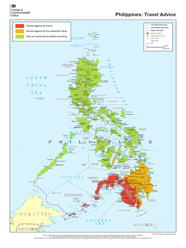Philippine Map (Print in A4 Bond Paper) | PDF | Mindanao | Southeast Asia