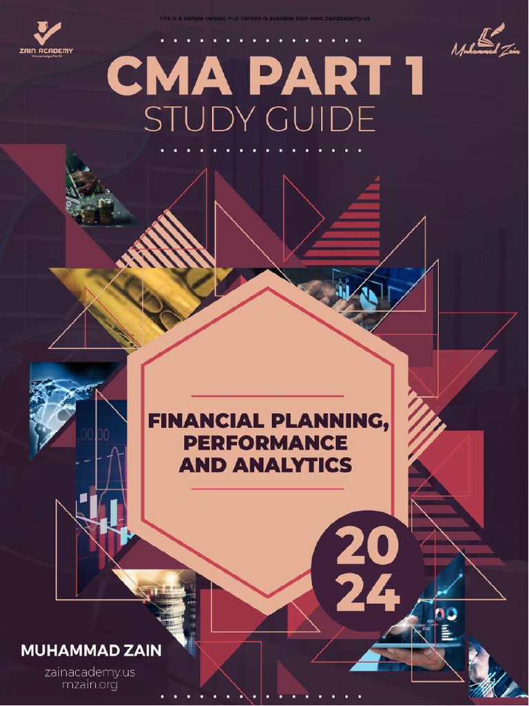 Sample of CMA Part 1 Study Guide 2024 | PDF | Equity (Finance) | Balance Sheet
