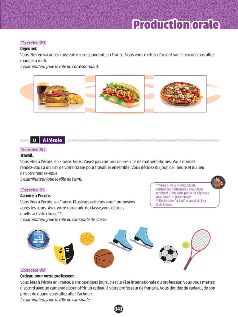 Production Orale 11-12-23 | PDF