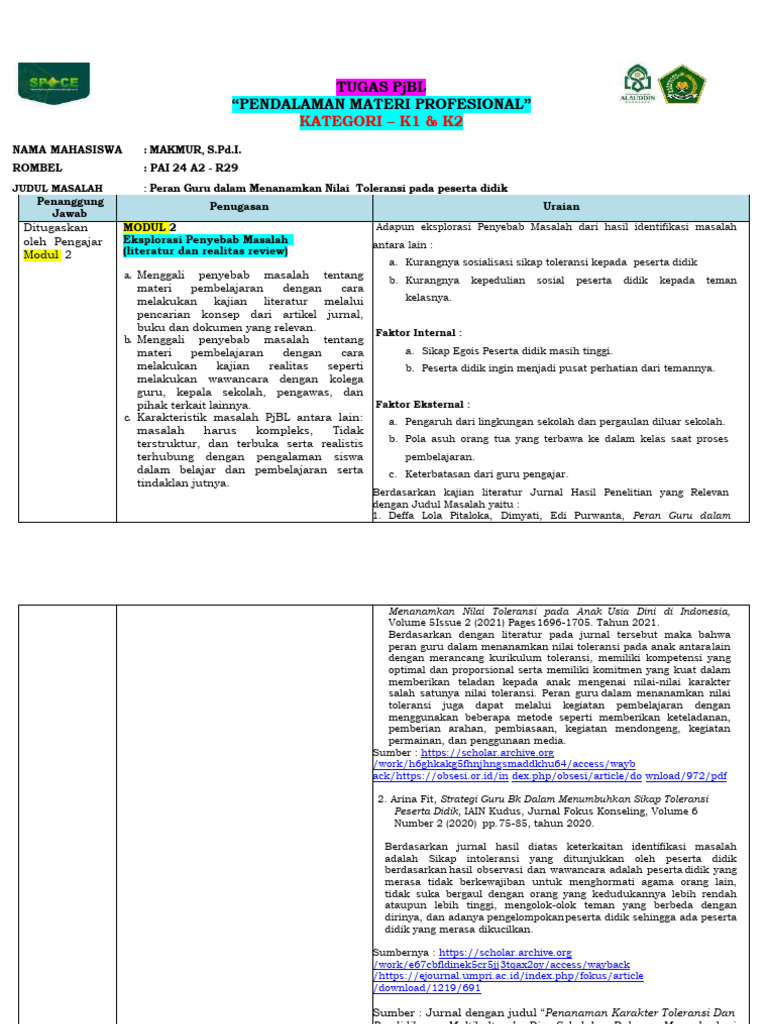 PJBL Modul 8 2024 | PDF | Karier & Perkembangan