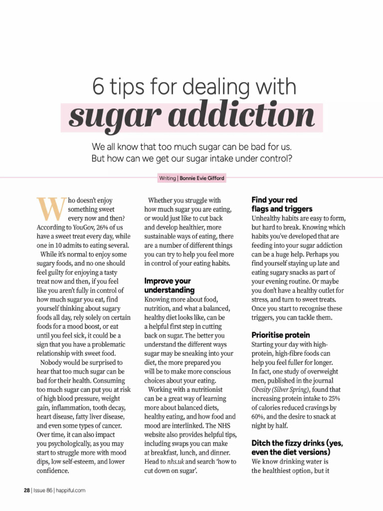 Sugar Addiction | PDF