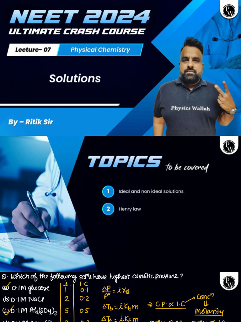 Solutions lec.07 | PDF