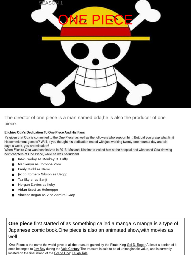 ONE PIECE | PDF | Manga | Anime And Manga