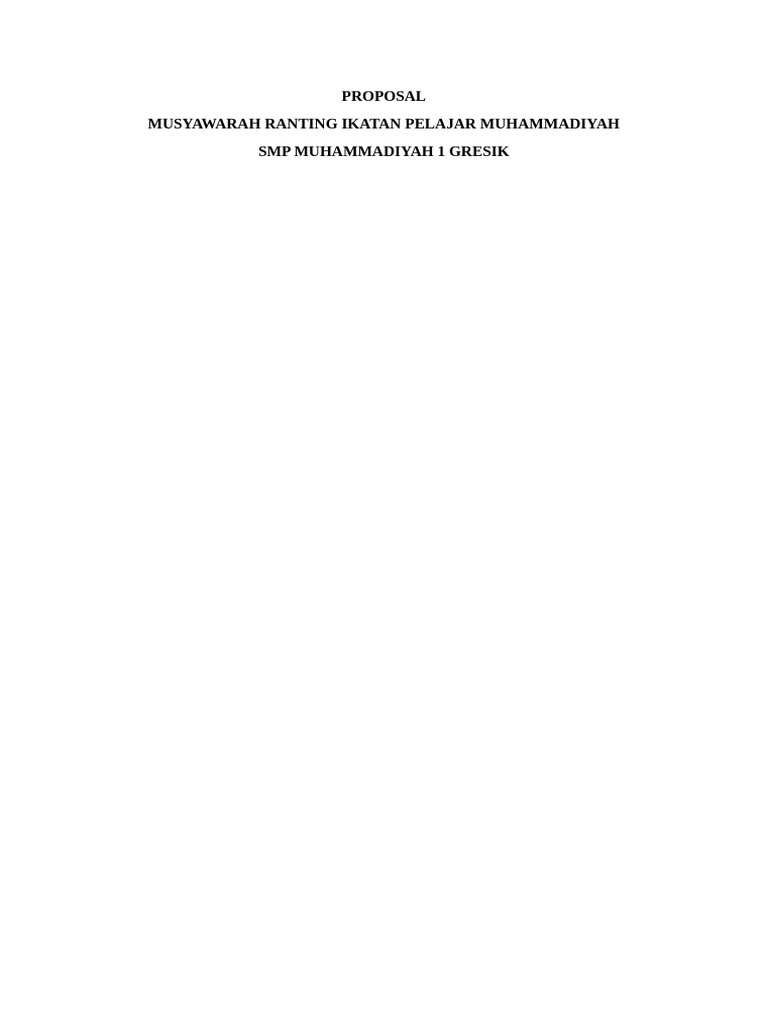 Proposal Ipm Musyran Spemutu 2024 | PDF