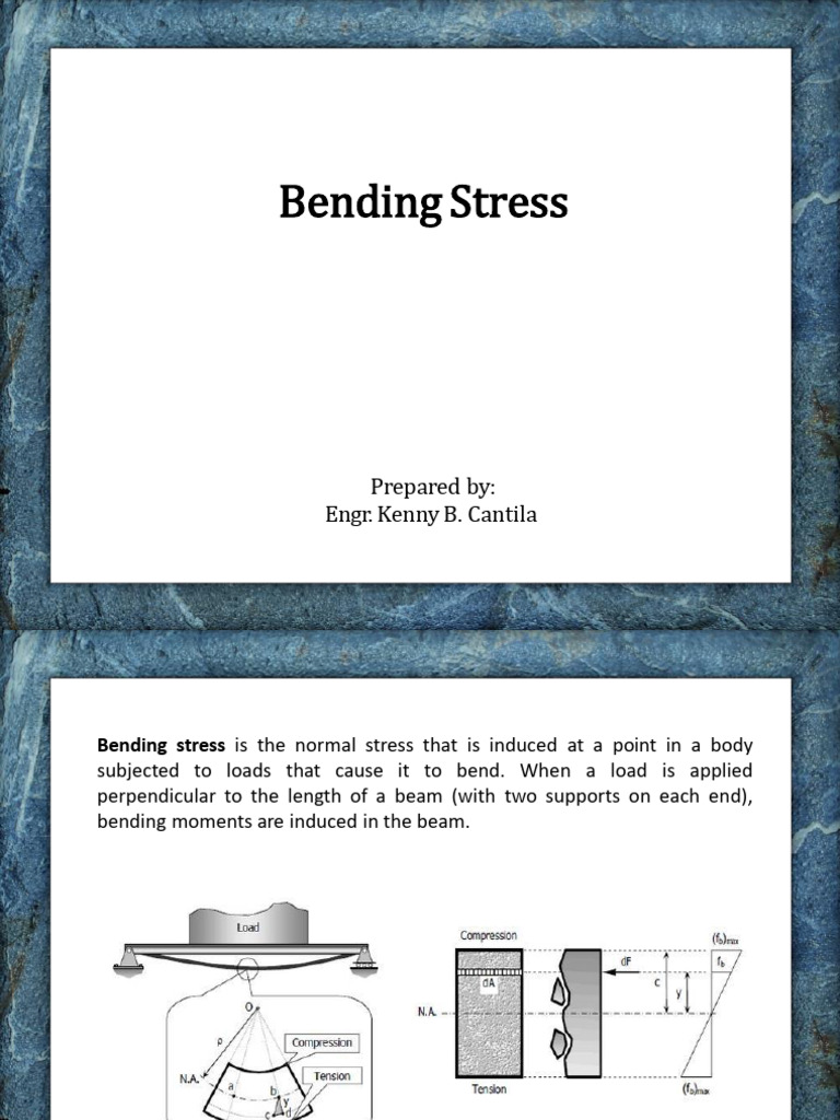 Topic 6 Bending Stress | PDF | Bending | Beam (Structure)