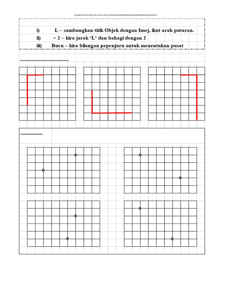 Teknik Mencari Pusat Putaran | PDF