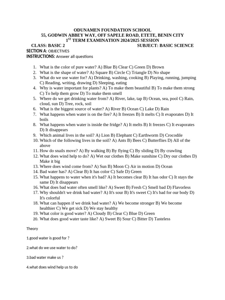 Basic Science Basic 2 | PDF