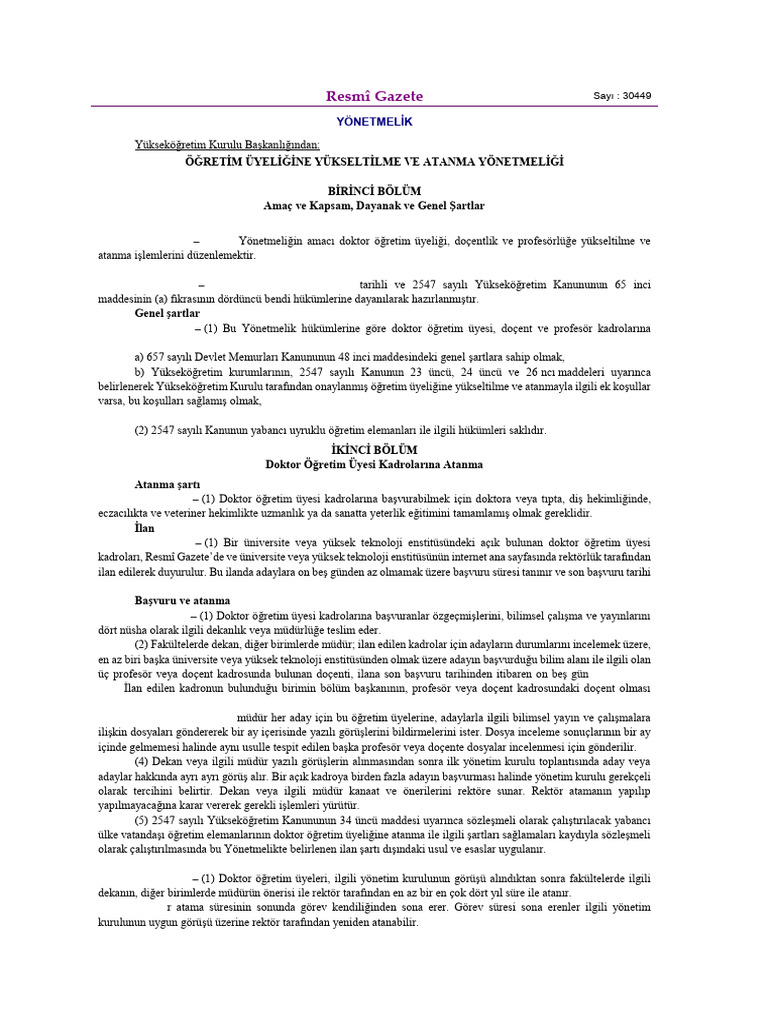 Resmî Gazete: 12 Haziran 2018 SALI Sayı: 30449 | PDF