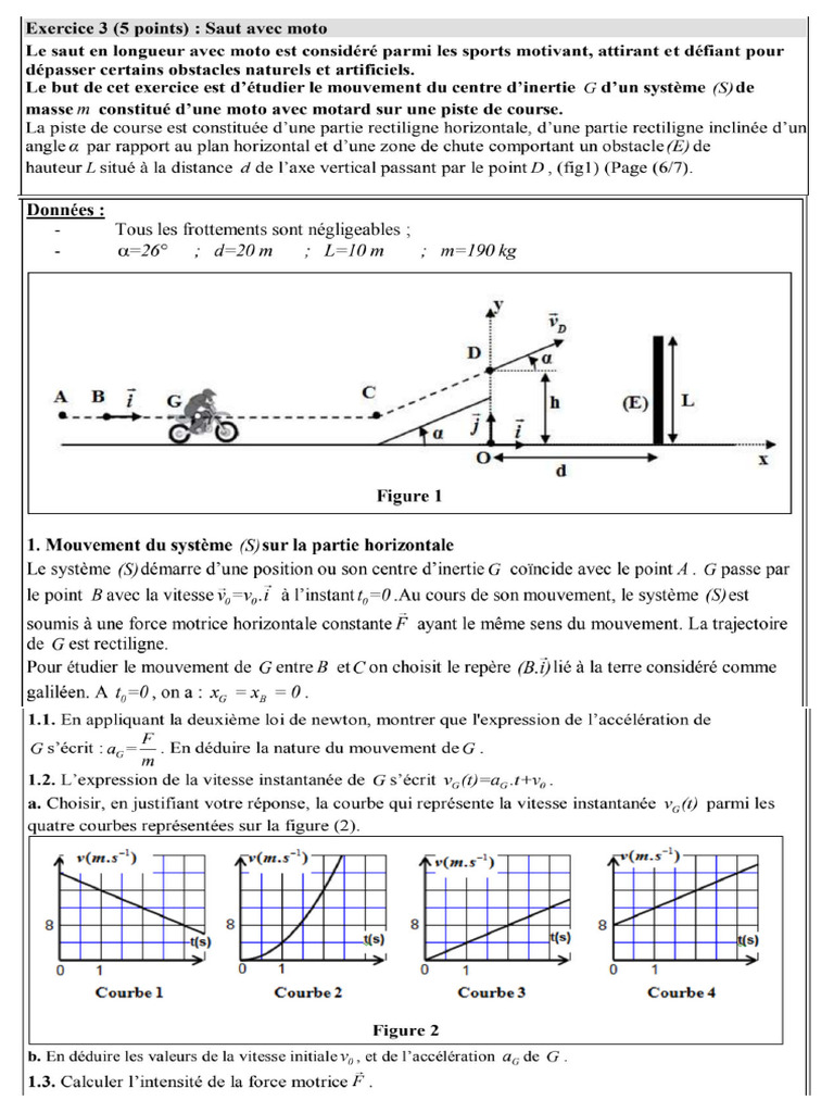 Exam Mecanique SVT | PDF