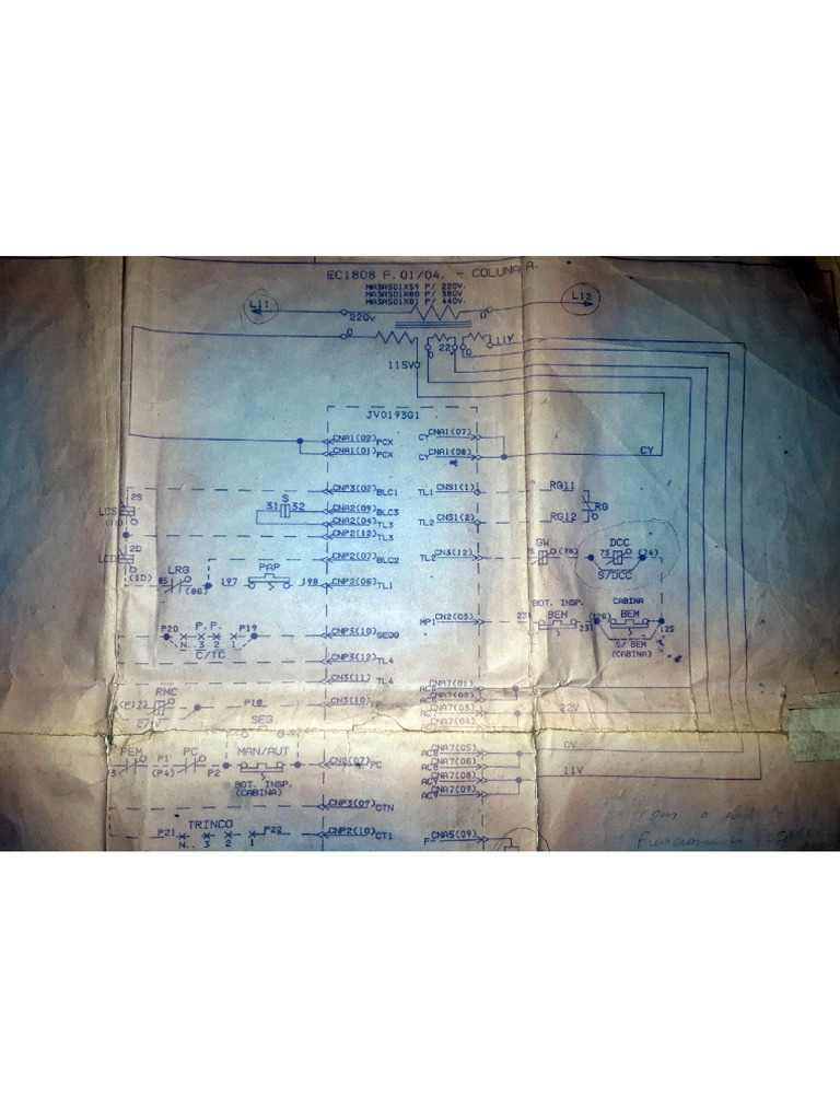 Diag. EX800 2V Placa - EC1808 | PDF