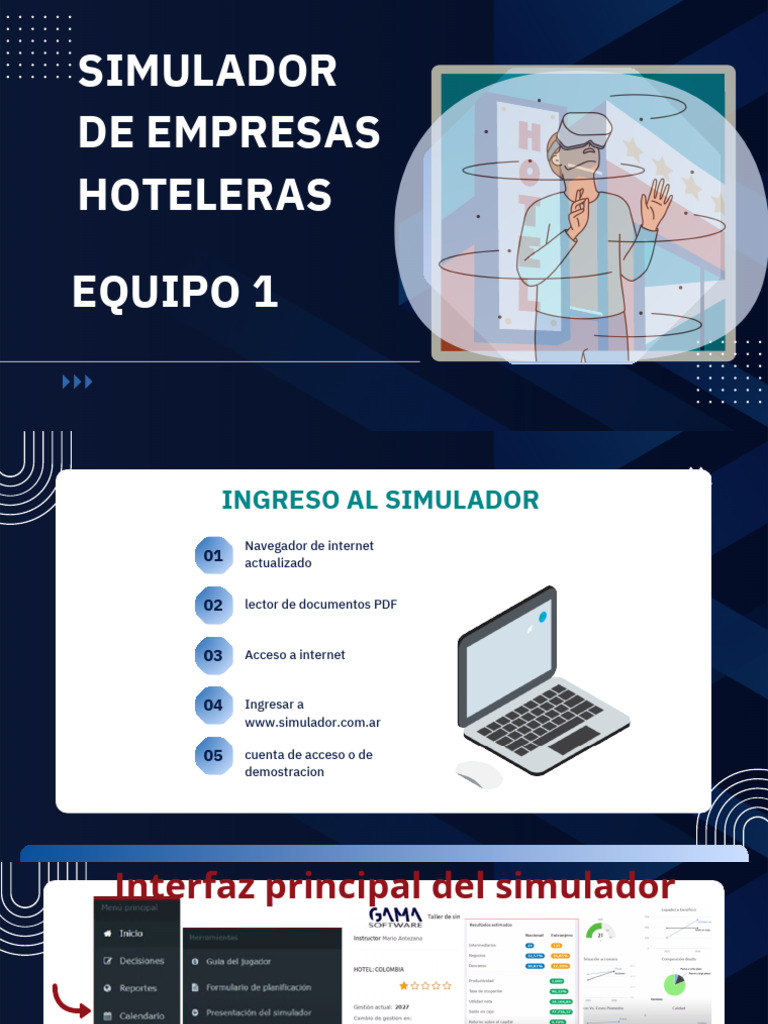Presentación Proyecto de Negocios Moderno Azul | PDF | Business | Informática