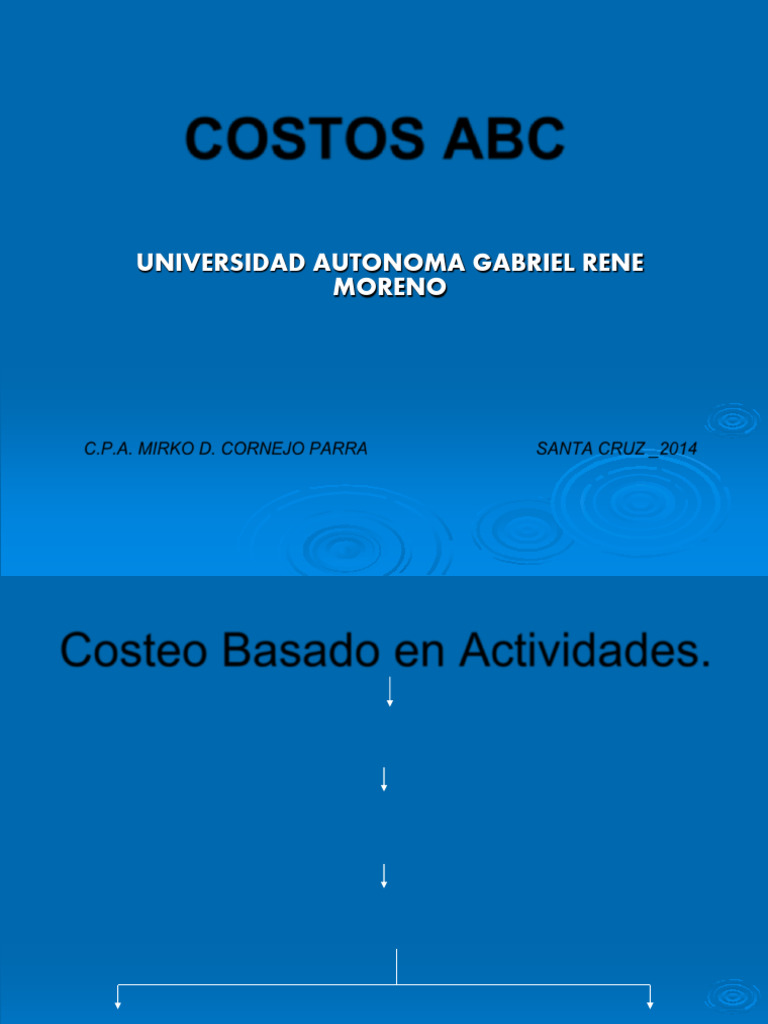 Costos Abc | PDF | Cadena de valor | Business