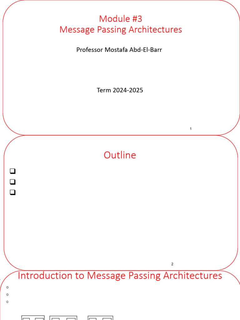 3 Module 3 Message Passing Studemt Version 2 | PDF | Routing | Computer ...