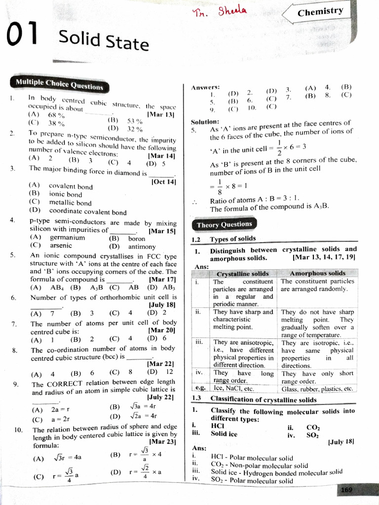 Chemistry Chapter 1 | PDF