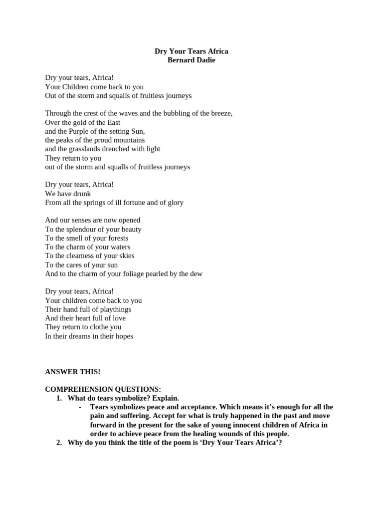 AFRICAN-LIT Afro-Asian Yvonne Calumba | PDF | Art | Poetry