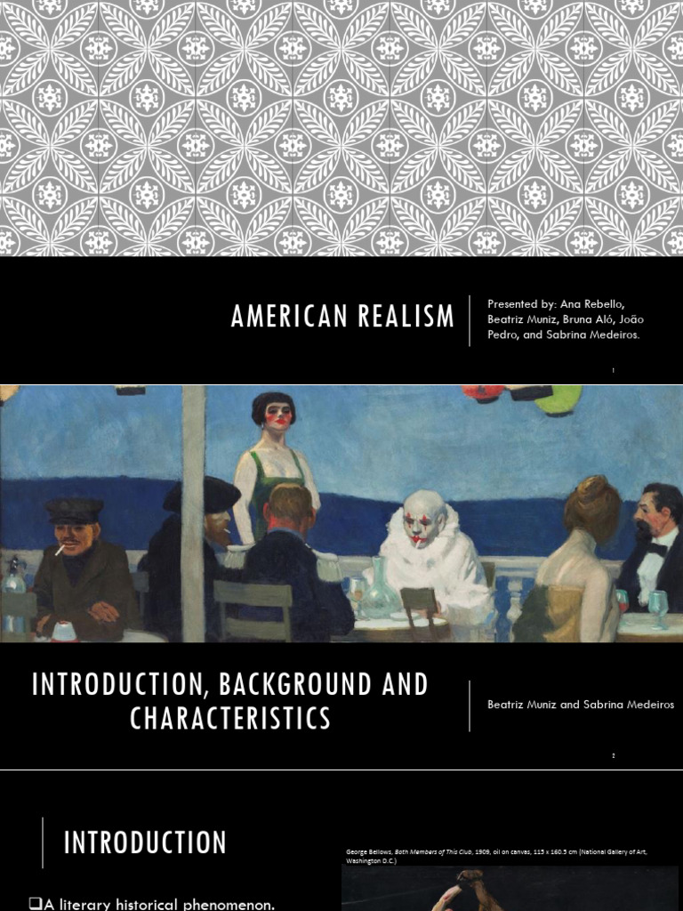 American Realism Seminar 5 | PDF | The Awakening (Chopin Novel) | Mark ...