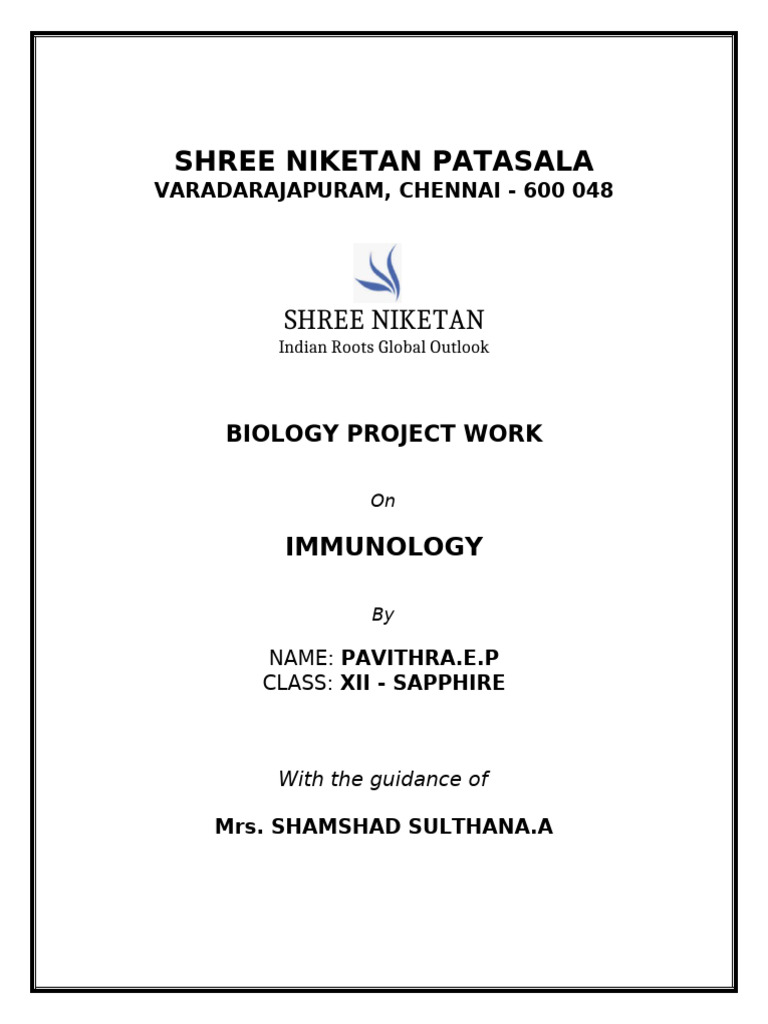 Immunology Project Insights and Survey | PDF | Self-Improvement