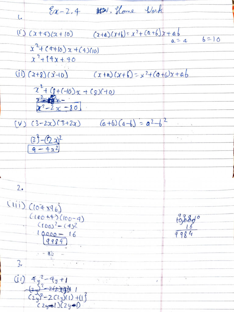 Math H. W. (24 June) | PDF | Teaching Methods & Materials | Computers