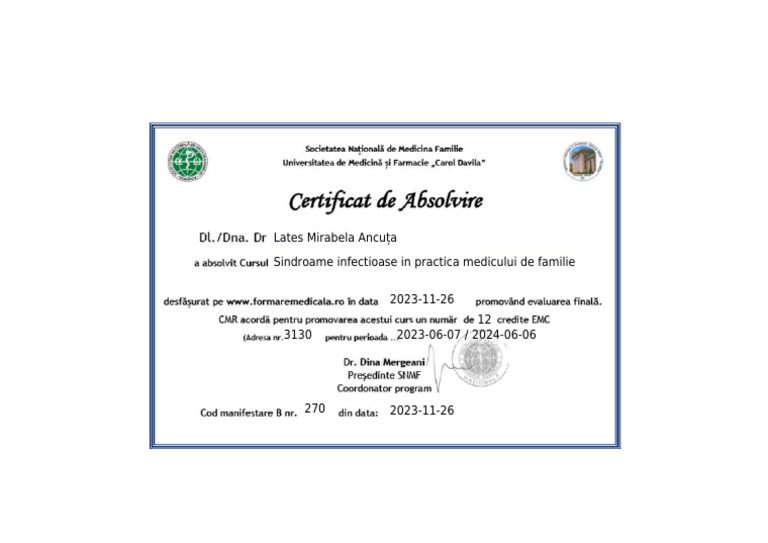 Sindroame Infectioase in Practica MF 12 | PDF