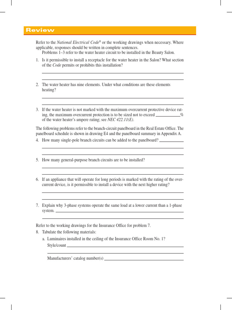 Simmons EWC18e Chapter10 Review-Questions | PDF | Water Heating | Power Engineering