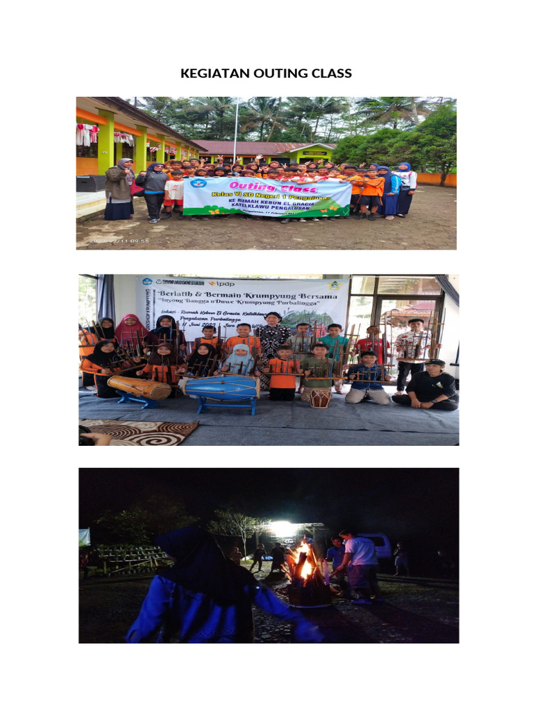 Kegiatan Outing Class 2 | PDF
