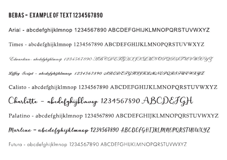 Popular Engraving Fonts | PDF