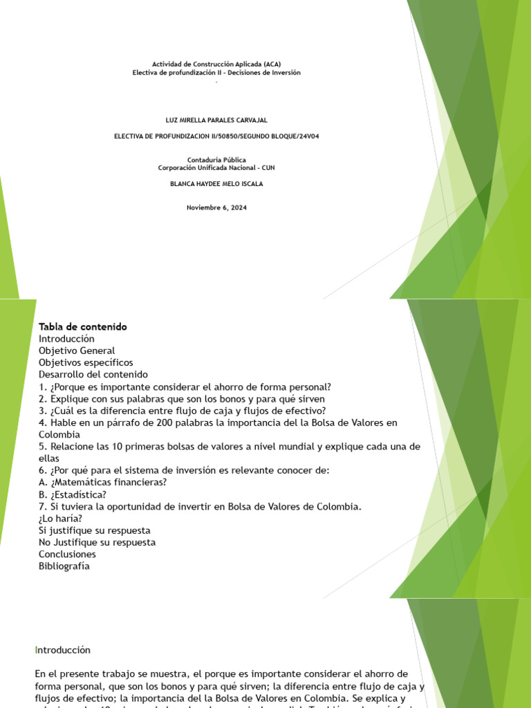 Electiva II Aca | PDF | Bolsa | Nasdaq