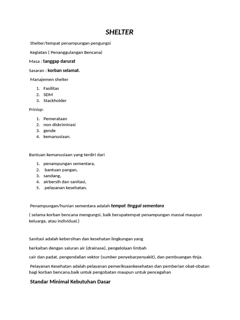 Shelter P2B | PDF | Pengembangan Diri | Kesehatan Holistik