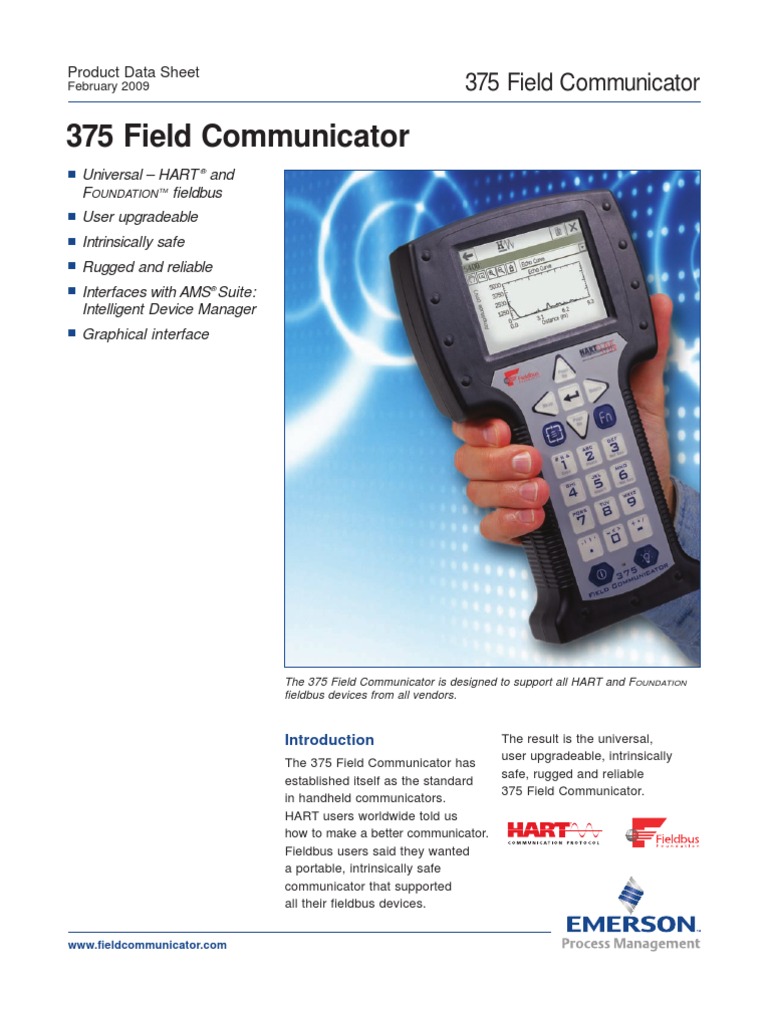 HART 375 Field Communicator | PDF