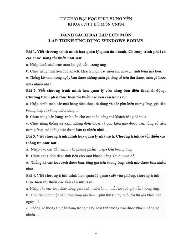 Bai Tap Lon LTUD | PDF