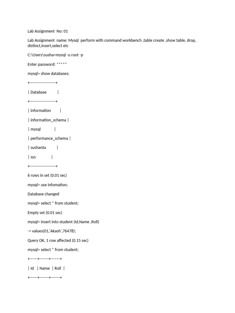 Lab Assignment No1 | PDF | Teaching Methods & Materials | Computers
