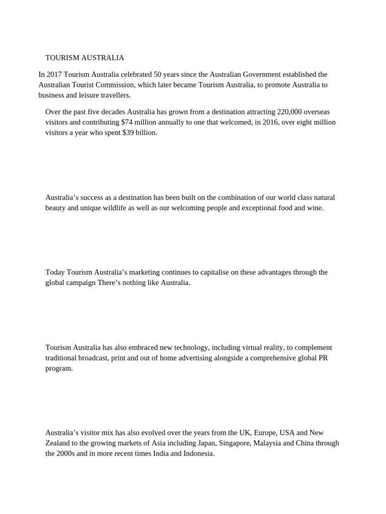 AUSTRALIA | PDF | Tourism | Australia AUSTRALIA | PDF | Tourism | Australia
