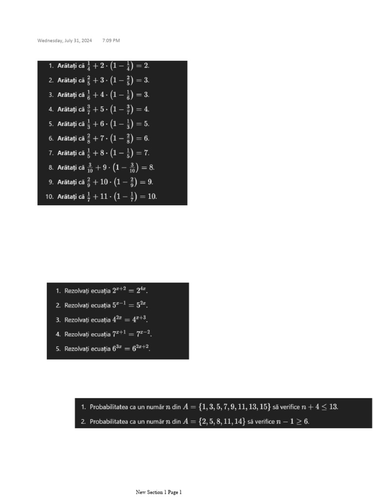 Tema Acasa 31iulie | PDF