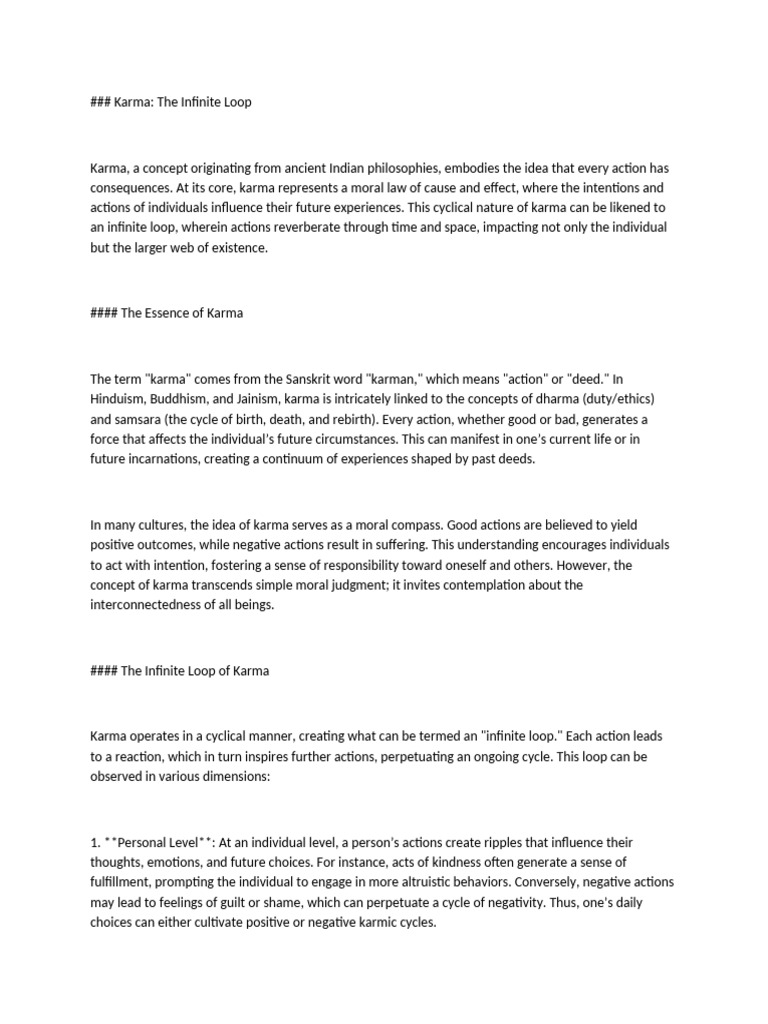 Eng project 1 | PDF | Karma | Psychology