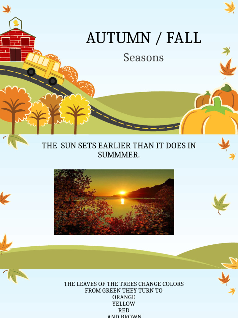 Autumnfall-Flashcards 125647 | PDF | Home & Garden | Science & Mathematics