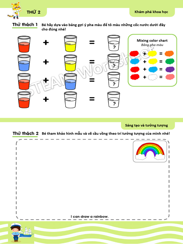Color and Shapes Printable | PDF