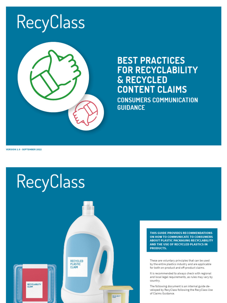 Best Practices For Claims | PDF | Recycling | Packaging And Labeling