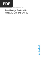 AutoCAD Civil3D 2018 for Road Design | PDF | Tangent | Contour Line