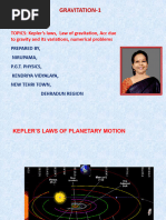 Class 11 Gravitation Formula Sheet | PDF | Newton's Law Of Universal ...