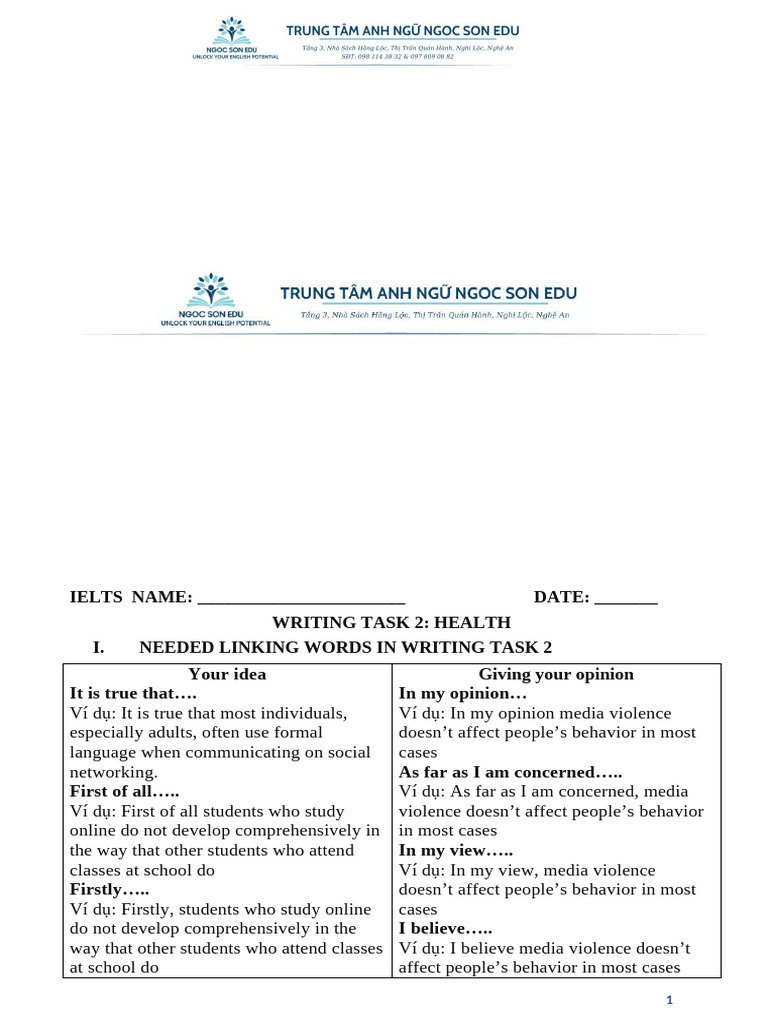 Ielts - Writing - Task 2 - Health | PDF | Clinical Medicine | Medical ...