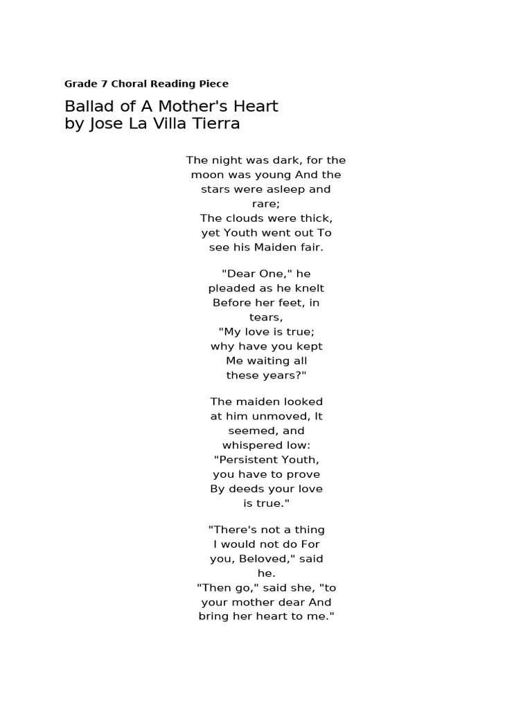 Grade 7-9 Choral Reading Scripts | PDF | Magician (Fantasy)