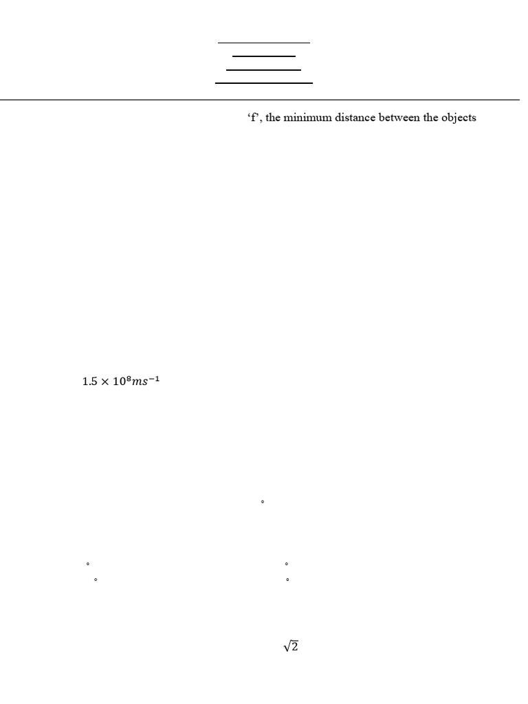 Class Test Class-Xii (Tutorial) | PDF | Materials Science | Optics