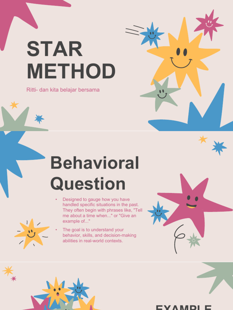 STAR METHOD | PDF | Cognitive Psychology | Human Communication